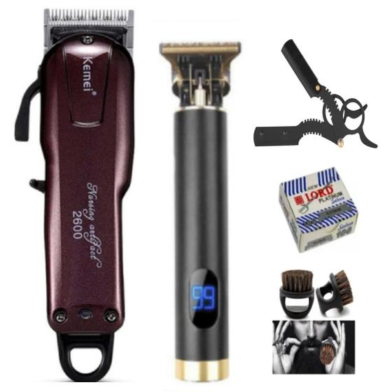 Acabamento Corte Kit Completo Maquinas Kmei e T9 Com Navalhas e ...