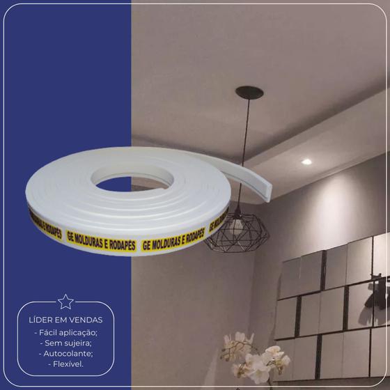 Acabamento Moldura Roda Teto Eva Autoadesivo e Flexível E23 3,5cm ...