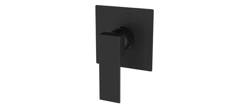 Acabamento para monocomando de chuveiro Lexxa Black matte ( preto fosco ...