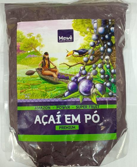Açaí em Pó Mawê 1kg - Produtos para Energia - Magazine Luiza