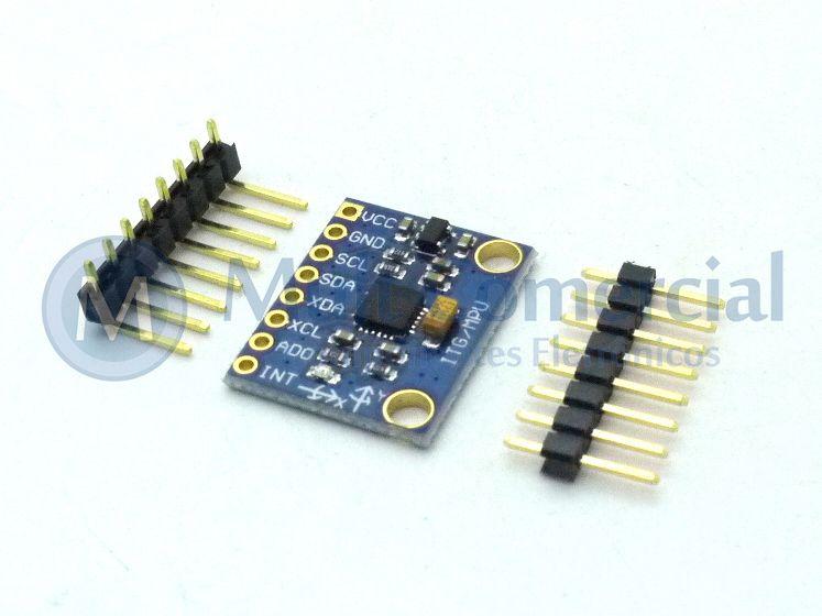 Acelerômetro GYRO 3 Eixos Compatível com Arduino - MPU6050 ...