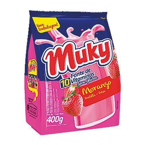 Achocolatado em Pó de Morango Muky 400G - Achocolatado - Magazine Luiza