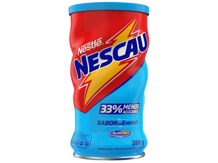 Achocolatado em Pó Nescau - 33% Menos Açúcares Light 380g - Nestlé ...