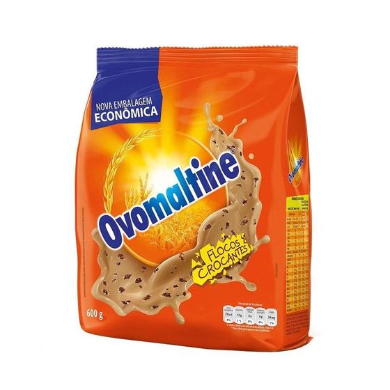 Achocolatado Ovomaltine Flocos Crocante 600g - Embalagem c/ 14 unidades ...