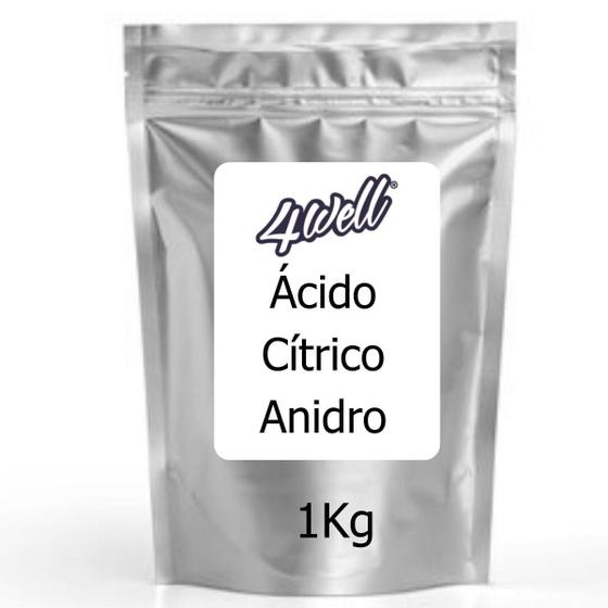 Ácido Cítrico Anidro em pó 1Kg - 4well - Sabão em Pó - Magazine Luiza