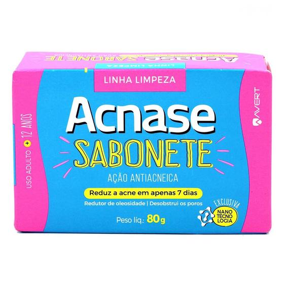 Acnase Clean Sabonete Antiacne Facial 80g - Antiacne - Magazine Luiza