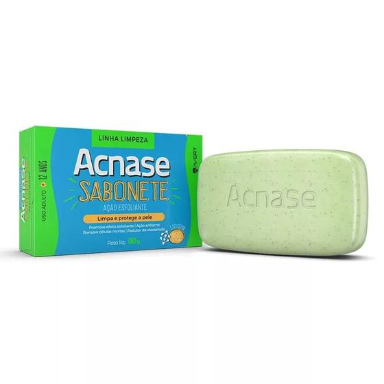 Acnase Clean Sabonete Esfoliante Antiacne Facial 80g - Sabonete Facial ...