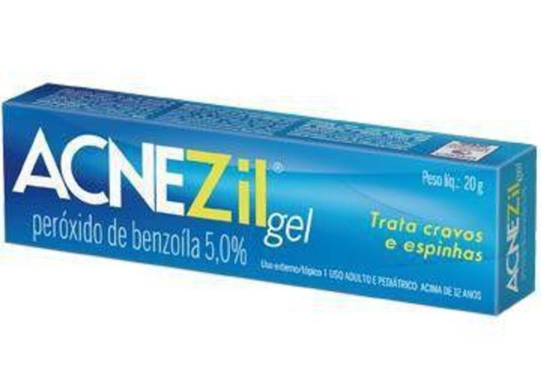 Acnezil 5% Gel 20G - CIMED - Antiacne - Magazine Luiza