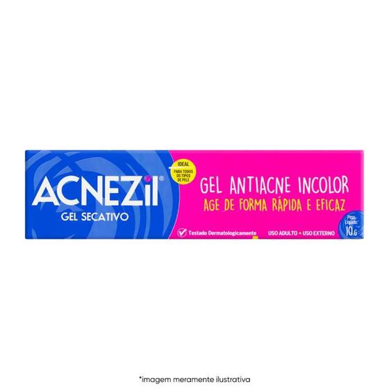 Acnezil Gel Antiacne Incolor Secativo 10g Cimed - Antiacne - Magazine Luiza
