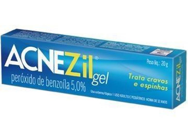 Acnezil Gel Peroxido de Benzoíla 5,0 com 20g - Cimed - Antiacne ...