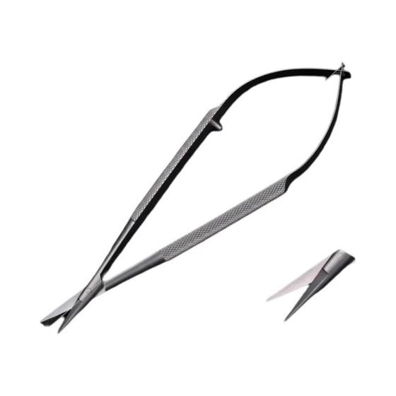 Aço Inoxidável AIQUE Oftalmologia Tesoura Córnea Microinstrumentos ...