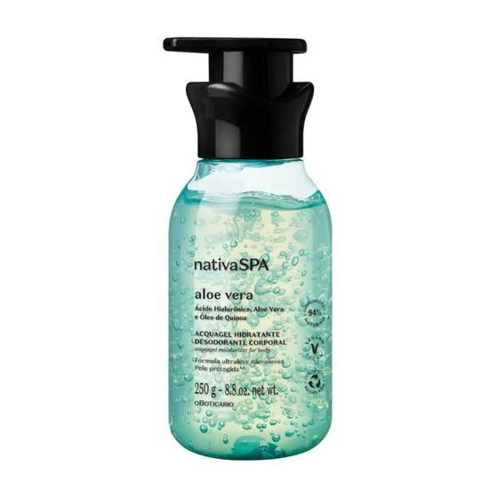 Acquagel Hidratante Desodorante Corporal Nativa SPA Aloe Vera 250g ...