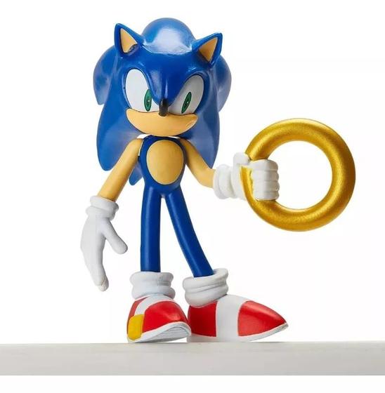 Action Figure Sonic Sonic The Hedgehog Com Diamante E Anel - Just Toys - Colecionáveis ...