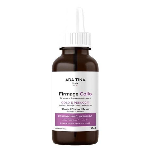 Ada Tina Firmage Collo Sérum Anti-Idade Pescoço e Colo 30ml - Outros ...
