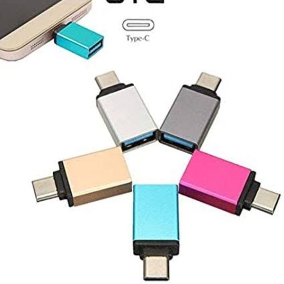 Adaptador Conector Pendrive Otg Tipo C Micro USB 3.0 Para Celular Tablet PC Notbook ...