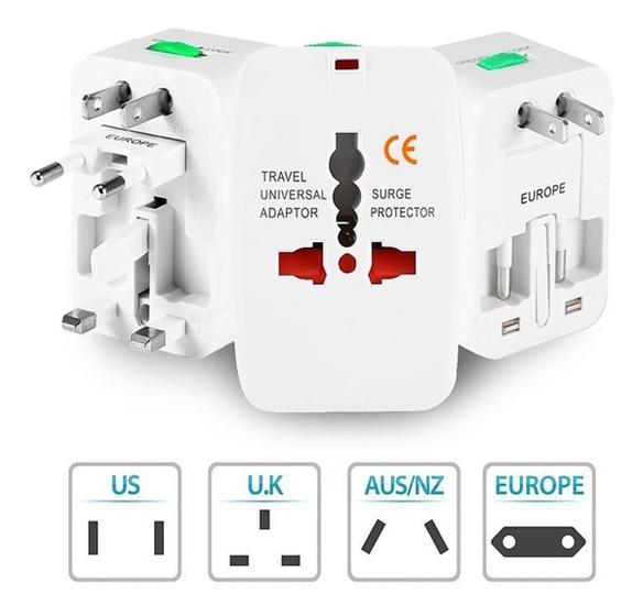 Adaptador De Tomada Americana Europa Ásia Bivolt Universal - ECOODA ...