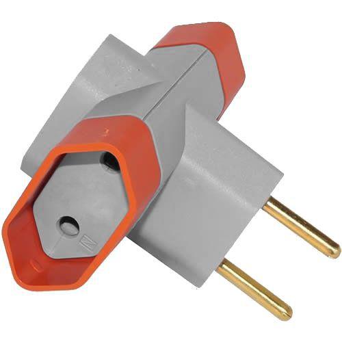Adaptador De Tomada T 2 Pinos 10a - Interneed - Adaptador de Tomada ...