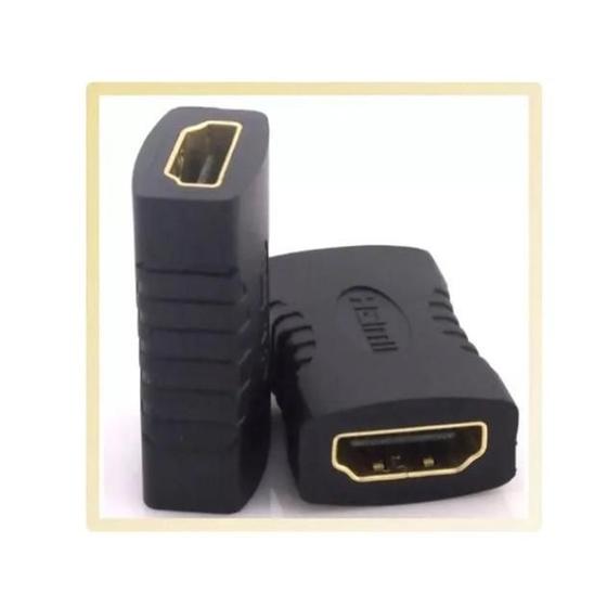 Adaptador Hdmi Femea X Femea Emenda Extensor Conector Cabo - Js ...