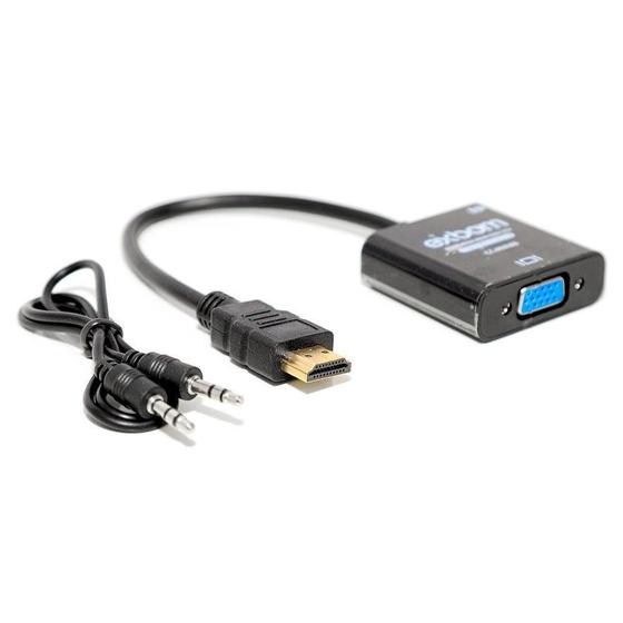 Adaptador HDMI para VGA com Saída de Áudio CC-HVA60 - 6442 - Central ...