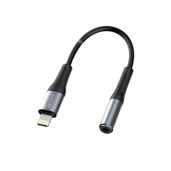 Adaptador Lightning Fone De Ouvido Para fone p2 hs-385 - hrebos - Cabos ...