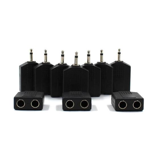Adaptador P2 Mono X 2 Jack J10 Fêmea Mono 10 Unidades - Sd - Plugs e ...