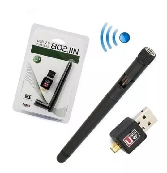 Adaptador Receptor Antena Wireless Usb Sem Fio Nano Wi Fi 1200mbps ...