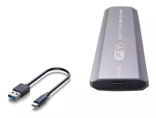 Adaptador Ssd M2 Nvme Pcie Case Externo Cabo Usb 3.1 Ngff - FY ...