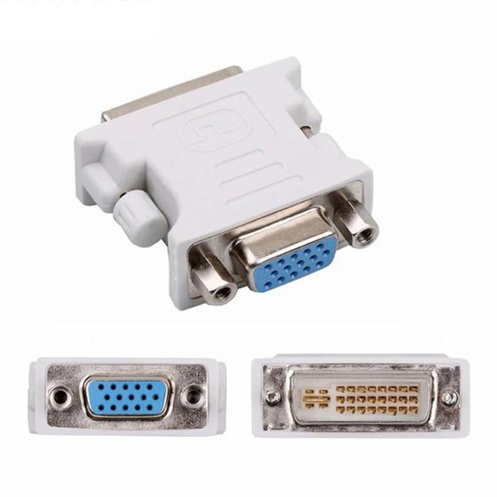 Adaptador VGA DVI conector Instalação rápida com contatos banhados para ...
