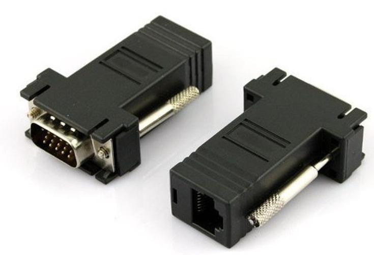 Adaptador Vga Para Cabo De Rede Rj45 Extende 20 A 30 Metros - Jc Cabos ...