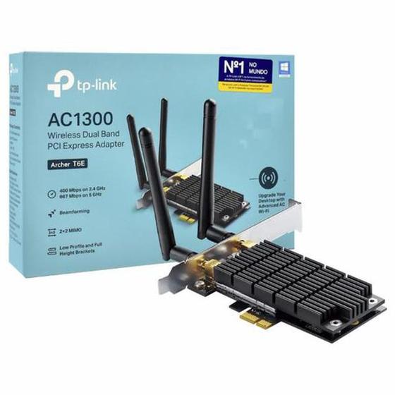 Adaptador Wifi Modem Tp Link Archer T6E Placa Pci Express Dual Band 2 ...