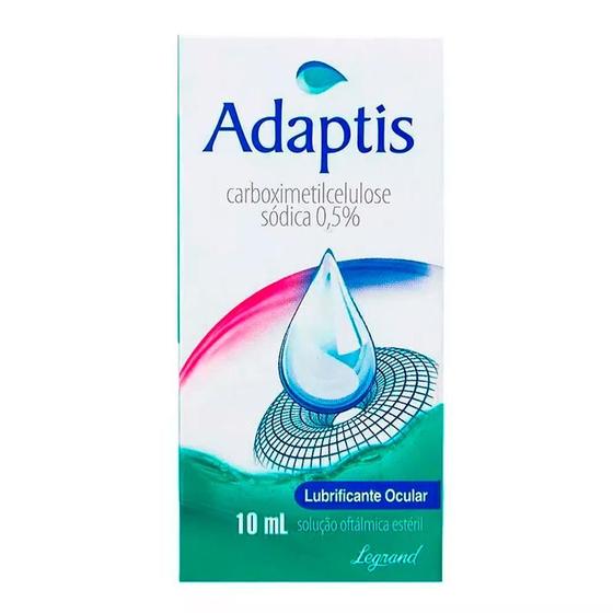 Adaptis 0,5% Lubrificante Ocular Com 10 Ml - Colírio - Magazine Luiza