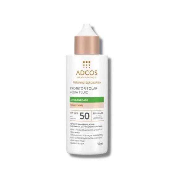 Adcos Protetor Solar Aqua Fluid FPS 50 Tonalizante 50ml - Protetor ...