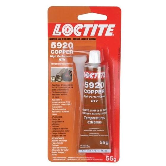 Adesivo 55g 5920 Ultra Cooper Silicone Loctite - Silicone Automotivo ...
