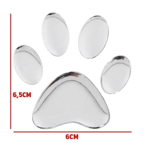 Adesivo Alto Relevo 3d Pata Patinhas Dog Cão Pegadas Carro - Carretas ...