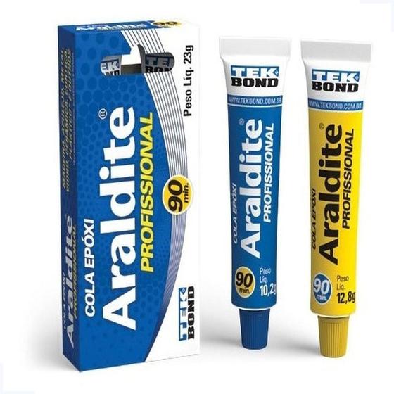 Adesivo araldite cola profissional tek bond 23g - Adesivo Epóxi ...