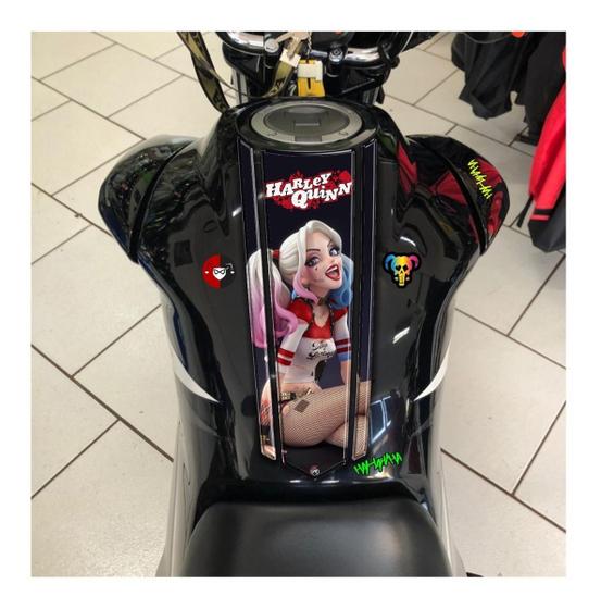 Adesivo Cg160 Titan Fan Start Arlequina Harley Quinn Gv222 - Resitank ...