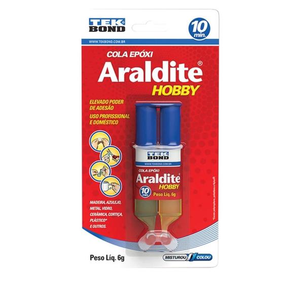 Adesivo Cola Epóxi Araldite 10 Min Seringa 6g - TEKBOND - Adesivo Epóxi ...