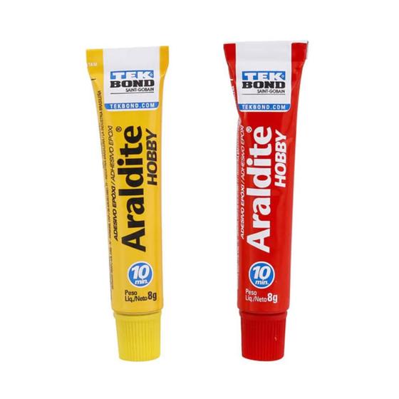 Adesivo Cola Epoxi Araldite Hobby Tekbond 16 Gr 10 Minutos - Tek Bond ...