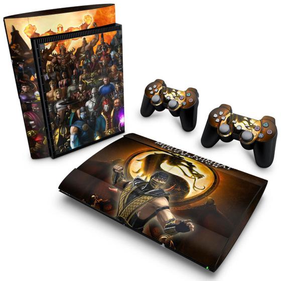 Adesivo Compatível PS3 Super Slim Skin - Mortal Kombat A - Pop Arte ...
