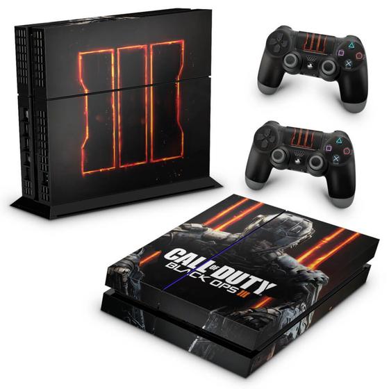 Adesivo Compatível PS4 Fat Skin - Call Of Duty Black Ops 3 - Pop Arte ...