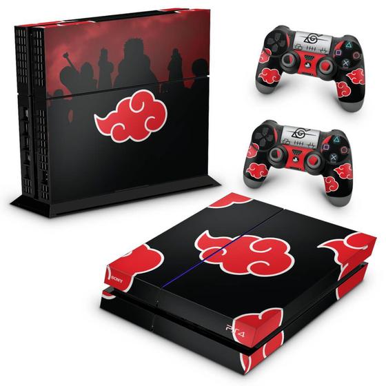 Adesivo Compatível PS4 Fat Skin - Naruto Akatsuki - Pop Arte Skins ...
