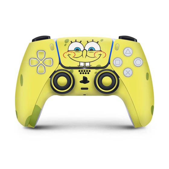 Adesivo Compatível PS5 Controle Playstation 5 Skin - Bob Esponja - Pop ...