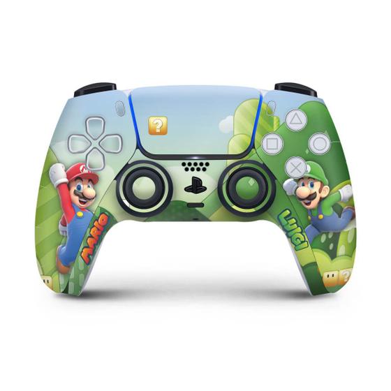 Adesivo Compatível PS5 Controle Playstation 5 Skin - Super Mario - Pop ...