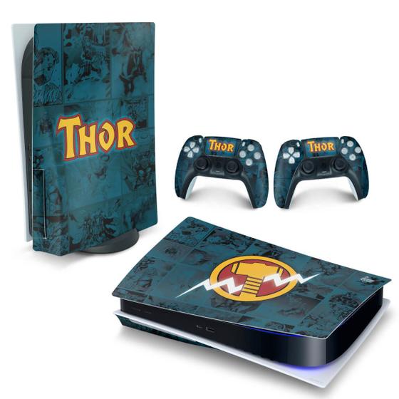 Adesivo Compatível PS5 Playstation 5 Skin Horizontal - Thor Comics ...