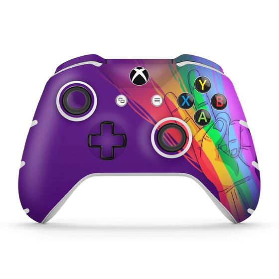 Adesivo Compatível Xbox One Slim X Controle Skin - Rainbow Colors ...