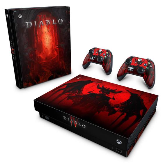 Adesivo Compatível Xbox One X Skin - Diablo IV 4 - Pop Arte Skins ...