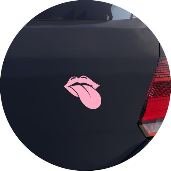 Adesivo de Carro Boca Mostrando a Língua - Melhor Adesivo - Acessórios ...