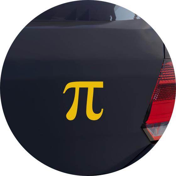 Adesivo de Carro Símbolo Pi Matemática 3,14 - Melhor Adesivo ...