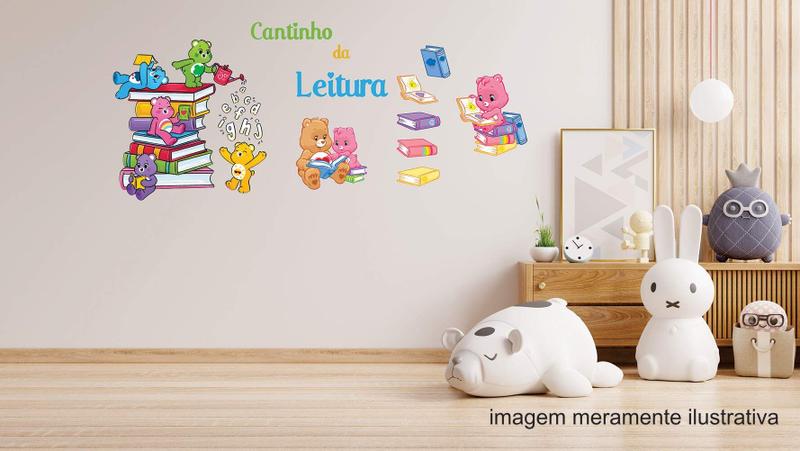 Adesivo de Parede Cantinho da Leitura Ursinhos Carinhosos - Lojinha da Luc Adesivos - Adesivo de ...