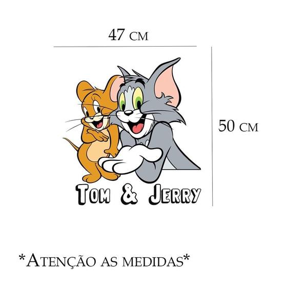 Adesivo De Parede Tom E Jerry - Lojinha Da Luc - Adesivo de Parede ...